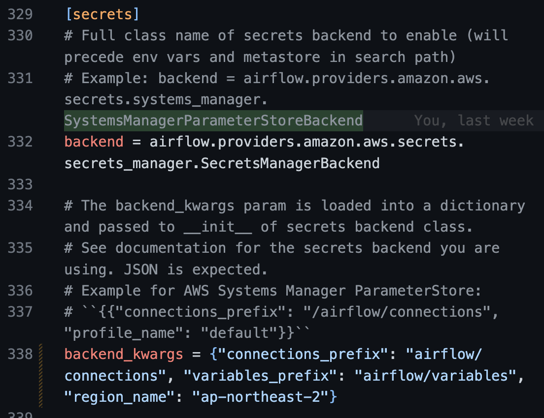 AWS Secrets Manager를 사용해 Local Runner와 MWAA Secrets backend 통일하기